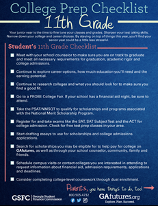 College Prep Checklists | Georgia Student Finance Commission